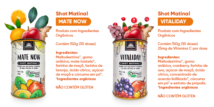 Lançamento: Shots Matinais com Ingredientes Orgânicos