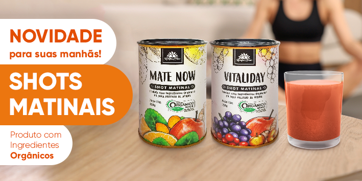 Lançamento: Shots Matinais com Ingredientes Orgânicos